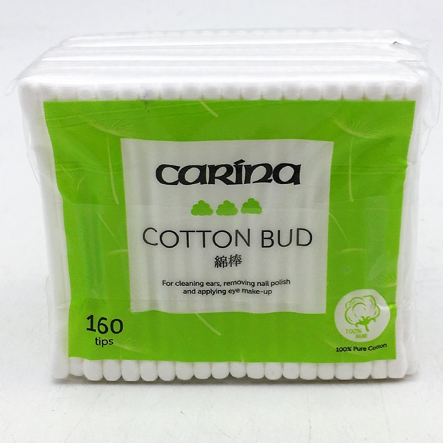 CARINA COTTON BUD 160 tips ( 3 pkts ) | Shopee Malaysia
