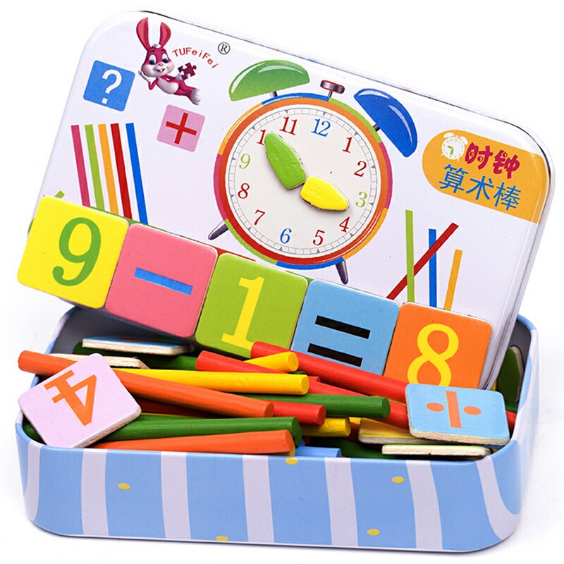 C47. Arithmetic Stick Mathematical Intelligence Stick / 算数棒教育玩具 / Kayu ...