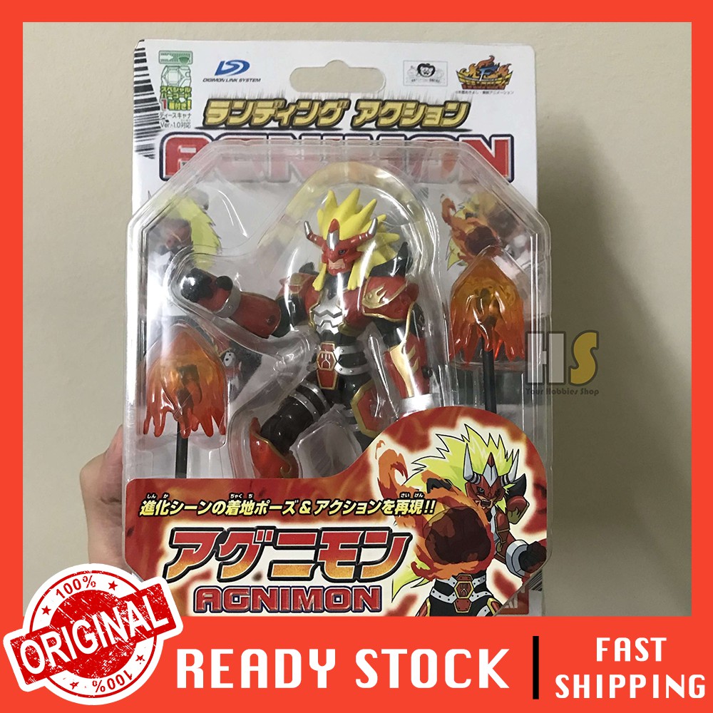 BANDAI Digimon Action Figure Agnimon Digital Monster | Shopee Malaysia