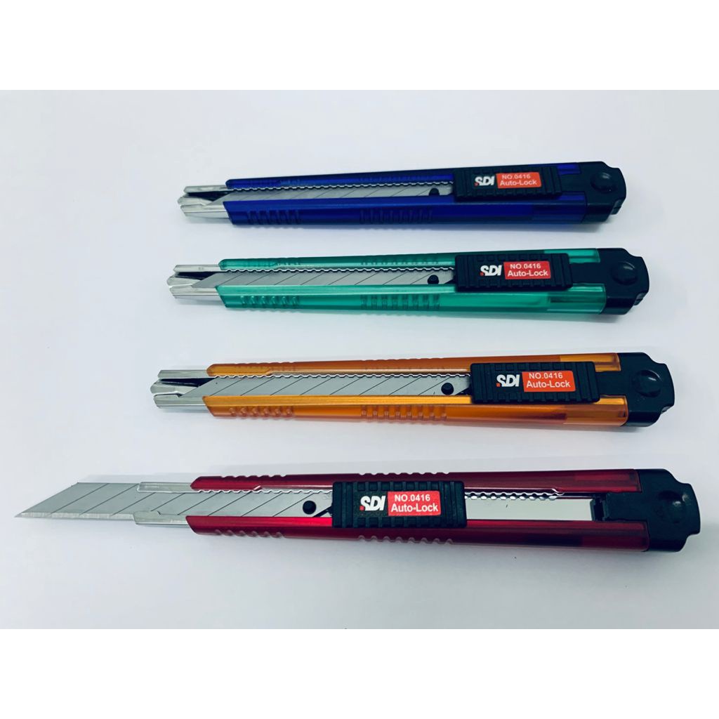 SDI Heavy Duty Steel Cutter Knife Auto-Lock 0416A - (1s/PCS) | Shopee Malaysia