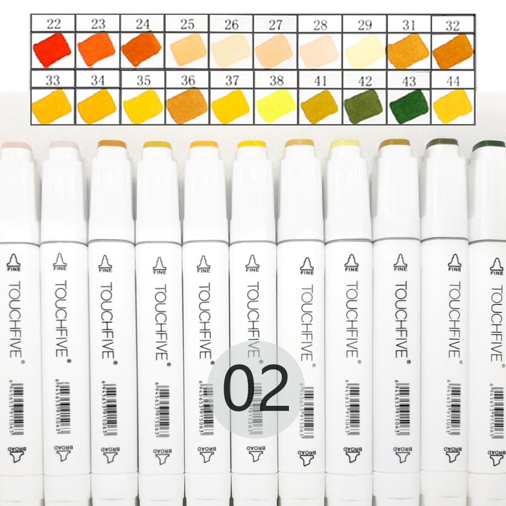 [YARNPAPER] TOUCHFIVE Marker Single Color (Page02) | Shopee Malaysia