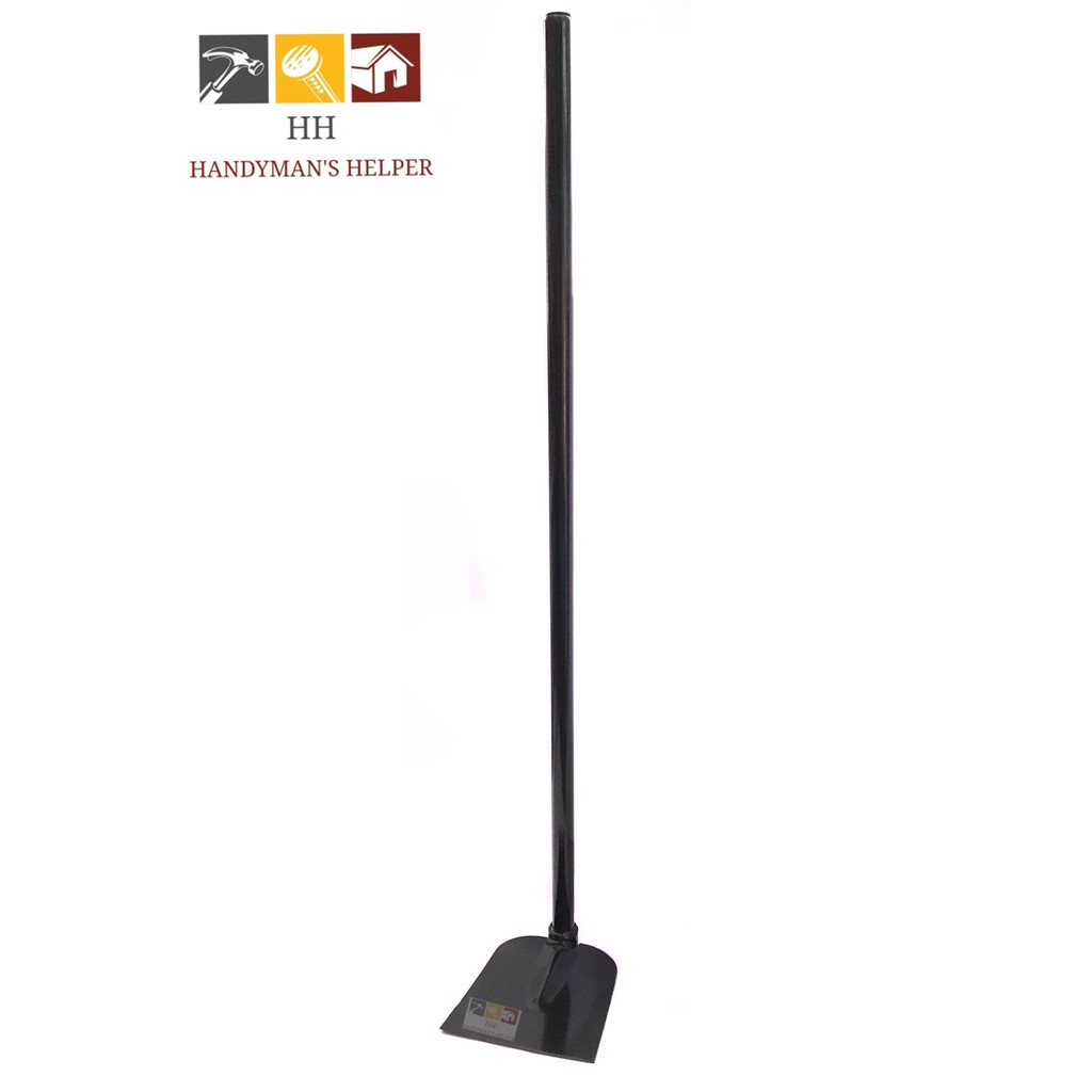 METAL HOE CANGKUL BESI CANGKUL KEBUN IRON HANDLE 16CM WIDTH 36" LONG ...