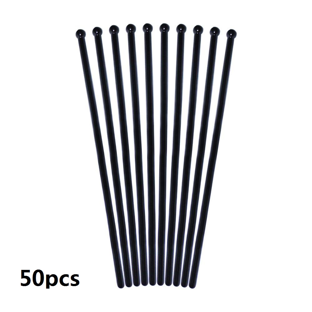 (50pcs) Black Stirring Stick Cocktail Stirrer 50'S黑色酒棒 BLACK STIRRER ...
