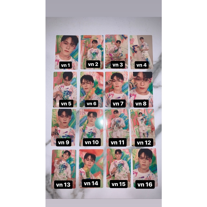 Seventeen Official Vernon Photocard FaceThe Sun Carat Ver | Shopee Malaysia