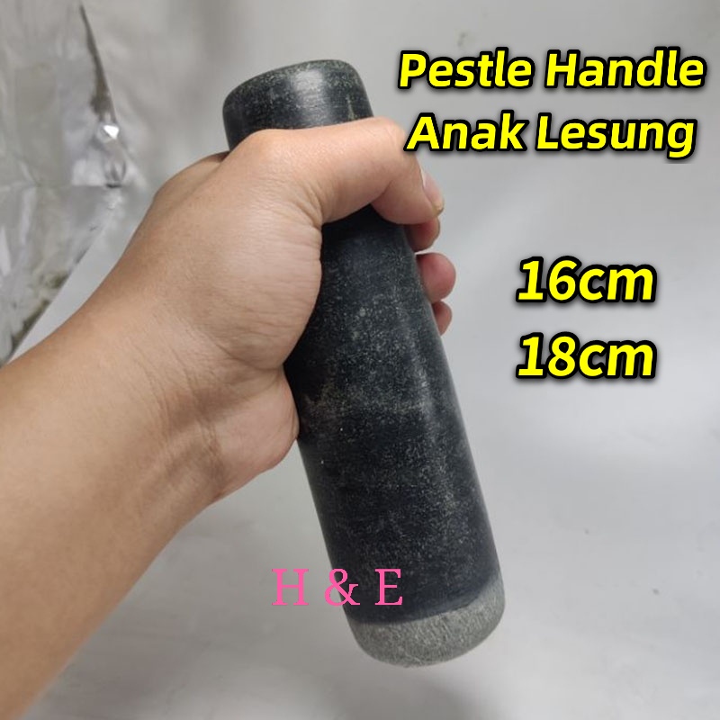 High Quality Pestle Handle 16cm 18cm / Batu Tumbuk / Anak Batu Lesung ...