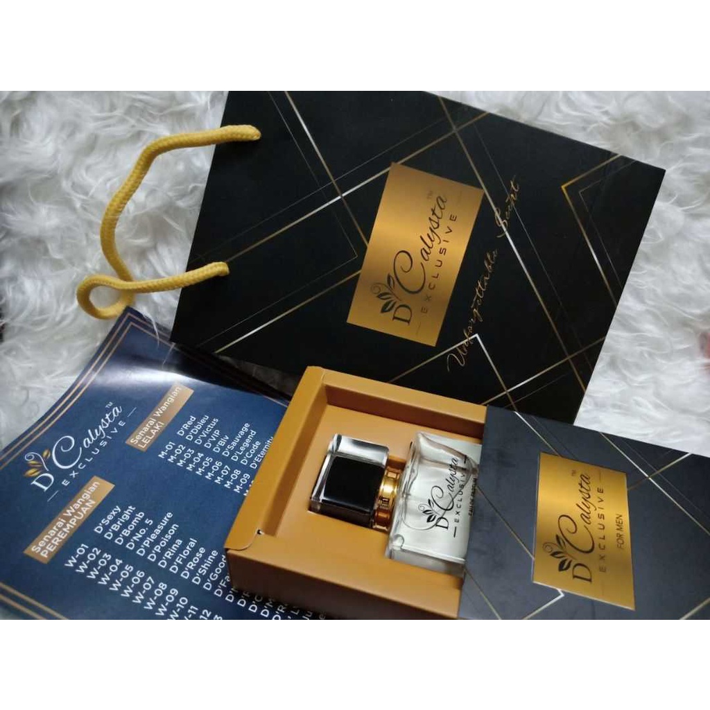 D'CALYSTA Exclusive PERFUME For MEN 30ML | Shopee Malaysia