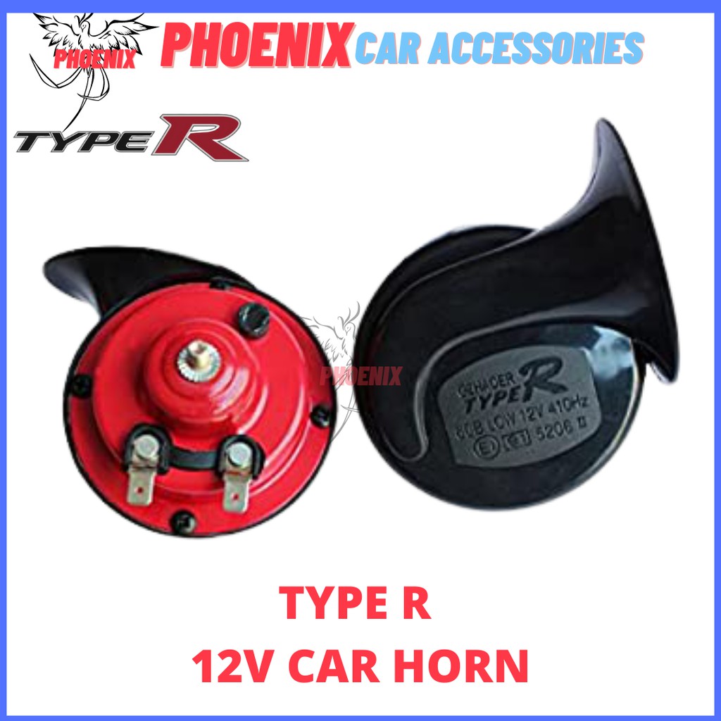 TYPE - R HORN ( 2 PCS ) Car Motorcycle Super Loud Shell Car BM Horn ...