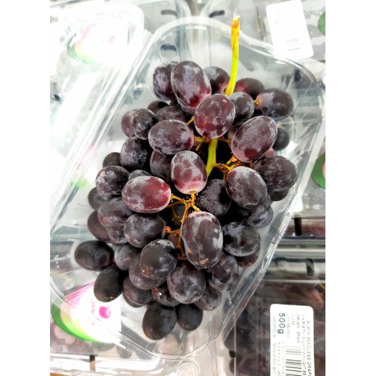 Autumn Royal Black Seedless Grapes (500gm / 1kg)_SOFO | Shopee Malaysia