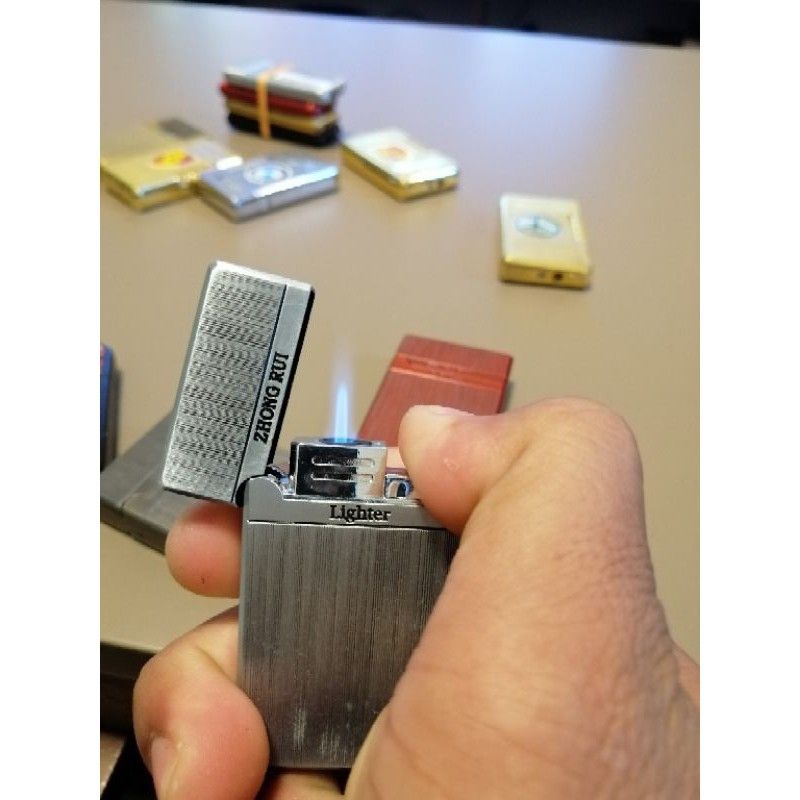 gas lighter flame jet torch turbo lighter metal lighter | Shopee Malaysia