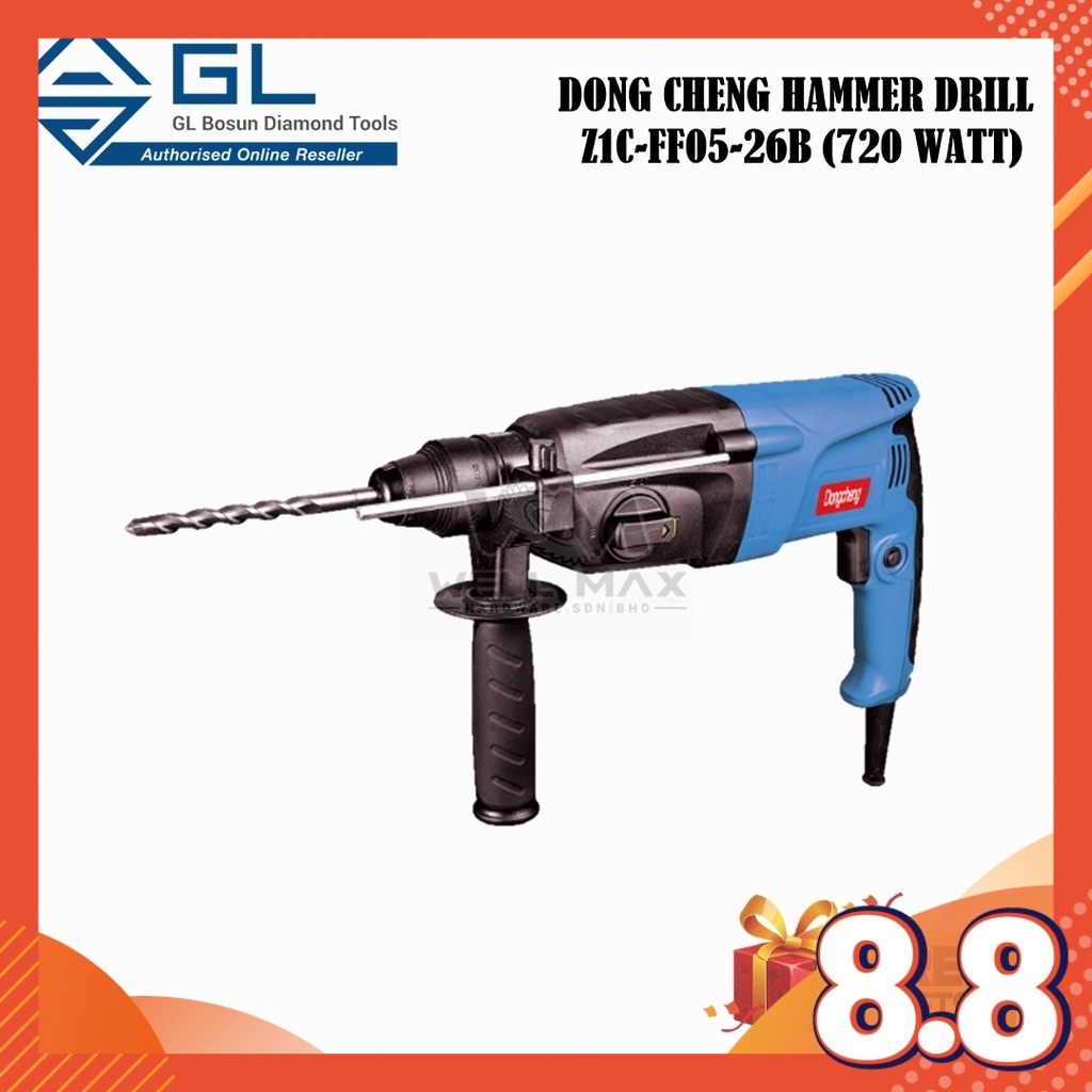 DONG CHENG HAMMER DRILL Z1C-FF05-26B (720 WATT) | Shopee Malaysia