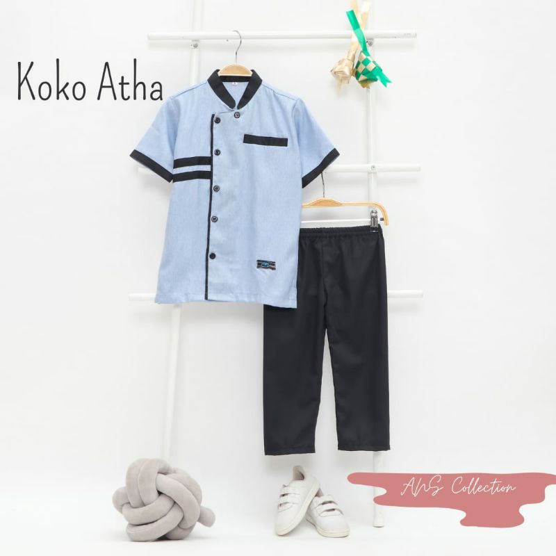 Original Atha Children's Koko Clothes Set (5 Color Variants) | Shopee ...