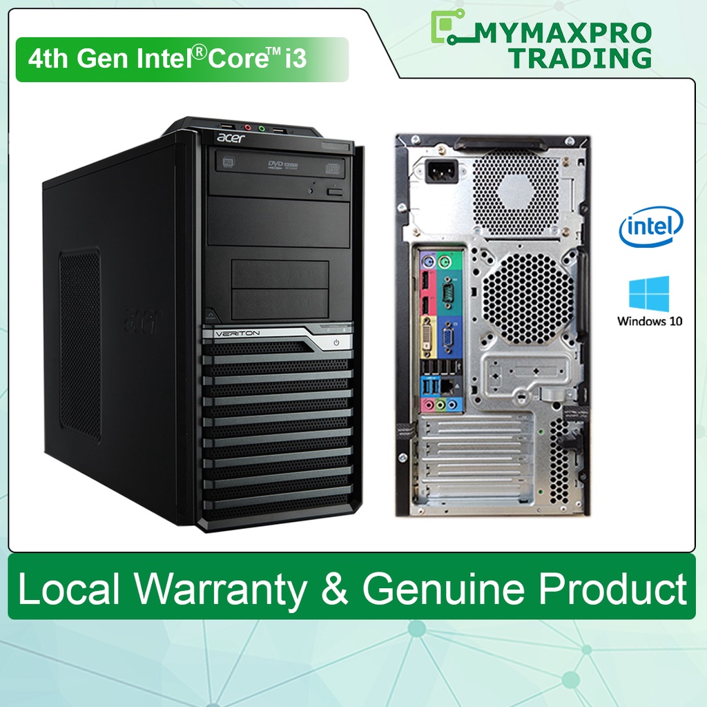 PC i3 Acer Vertion M6630G MT Intel Core i3 (4th Gen) / 8GB RAM / 240GB ...