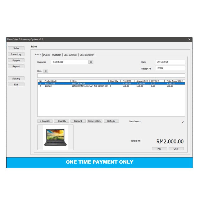 Pos System / Inventory / Invoice / Quotation / Pos Software / Pos ...