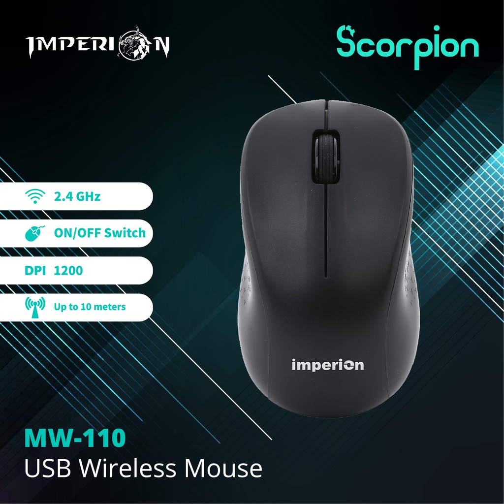 Imperion MW-110 USB Wireless Mouse | Shopee Malaysia