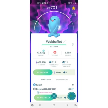 (202) Wobbuffet Pokemon Go Trade | Shopee Malaysia
