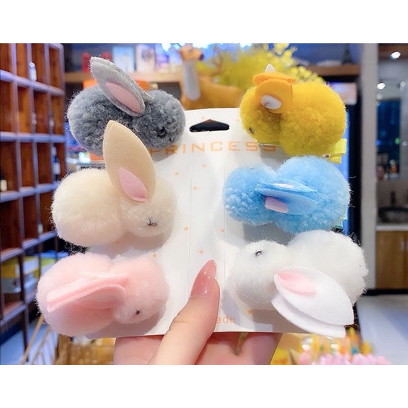[C&K] Bunny Hair Clip Rabbit Hair Clip x1 for Children 兔子发夹1个发饰品 ...