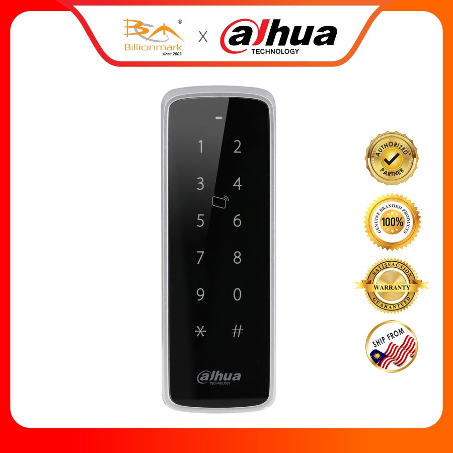 DAHUA ASR1201D / ASR1201D-D Slim Waterproof RFID Reader Keypad ...