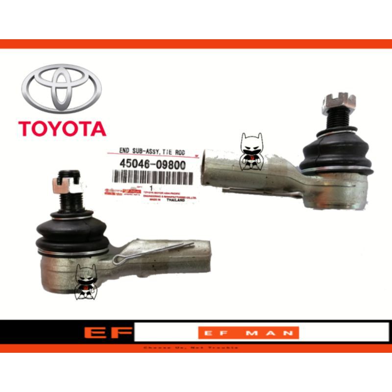 TOYOTA HILUX GUN125 GUN126 REVO ROCCO ROGUE TIE ROD END SET 45046-09800 ...