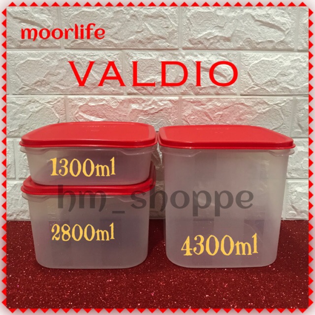 🔥CLEARANCE🔥 Moorlife VALDIO RED Tupperware Modular Mates Mini ...