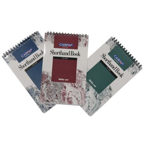 SHORTHAND BOOK / NOTEBOOK/NOTE BOOK CAMPAP WRITE-ON 70GSM CW2201/CW2202 ...