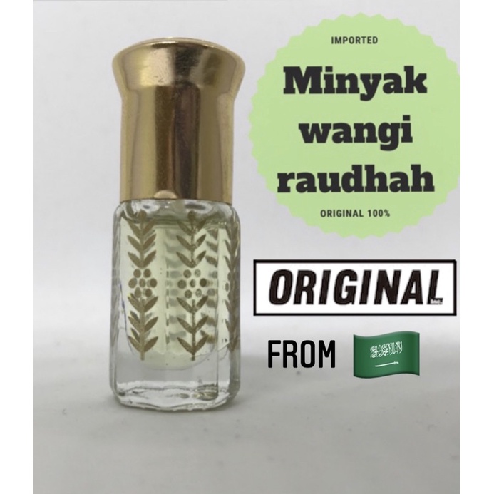 Minyak wangi raudhah (haruman raudah/ wangian raudhah ) | Shopee Malaysia