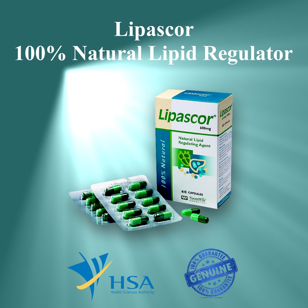 Lipascor® - 100% NaturaLipid Regulator | Shopee Malaysia