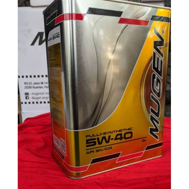 MUGEN ENGINE OIL 5W40 FULLY SYNTHETIC | Shopee Malaysia