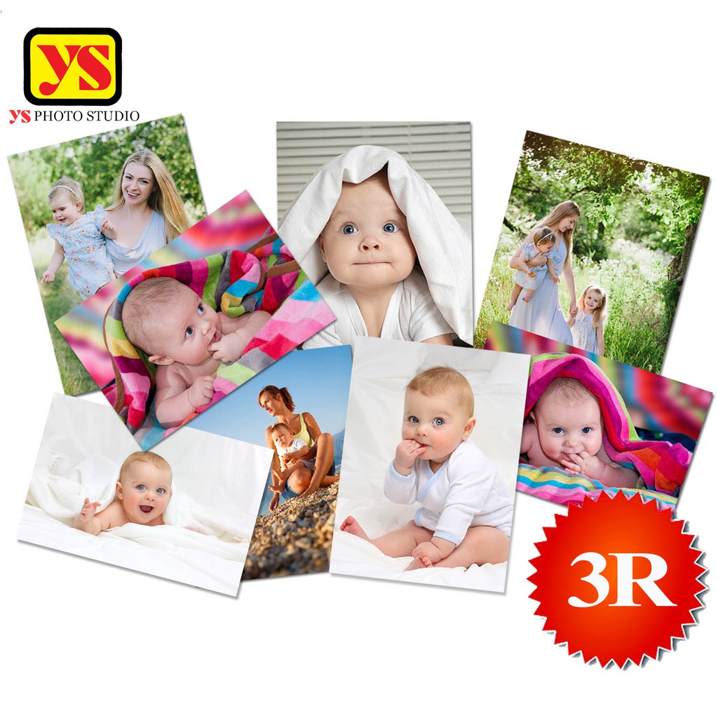 3R PHOTO PRINT (89 x 127mm) DIGITAL PHOTO PRINTING (100% PHOTO PAPER ...