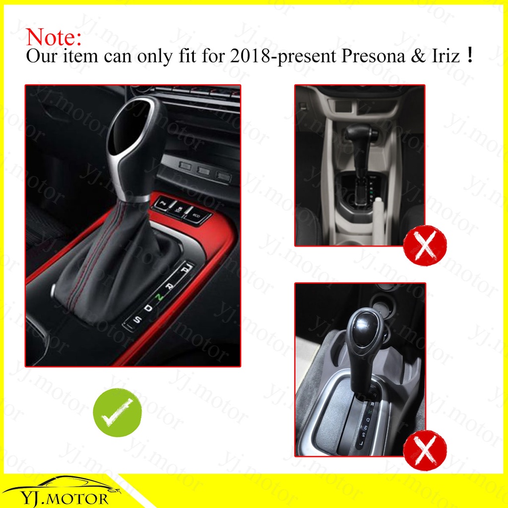 For 2019 2020 2021 Proton Persona IRIZ Genuine Leather Gear Shift Knob ...