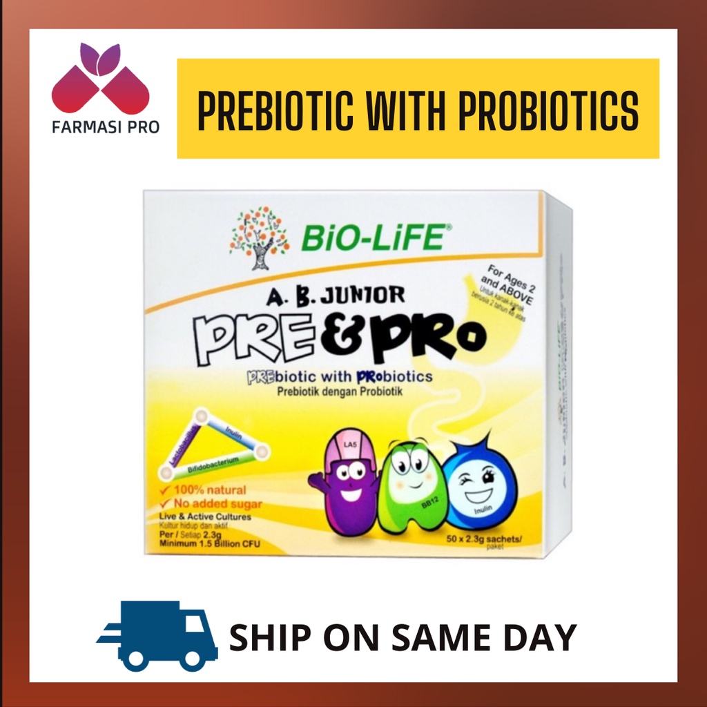(READY STOCK) Bio-Life Ab Junior Prebiotic & Probiotic 10 Sachets | Shopee Malaysia
