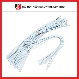 TEC [10 PCS] 3/5mm 18" Inci White Micro Tube Long Panjang Warna Putih ...