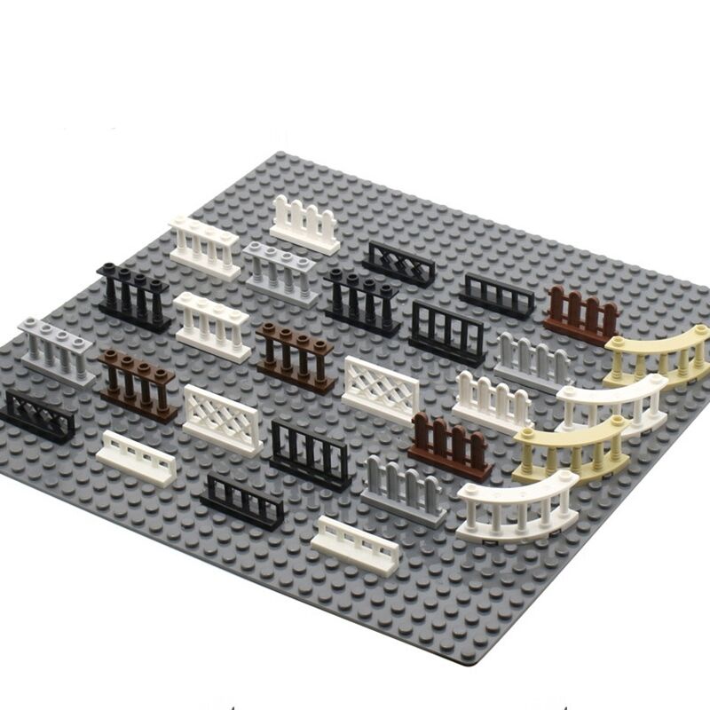 Compatible With Lego Small Particles DIY Matching Fence Roman ...