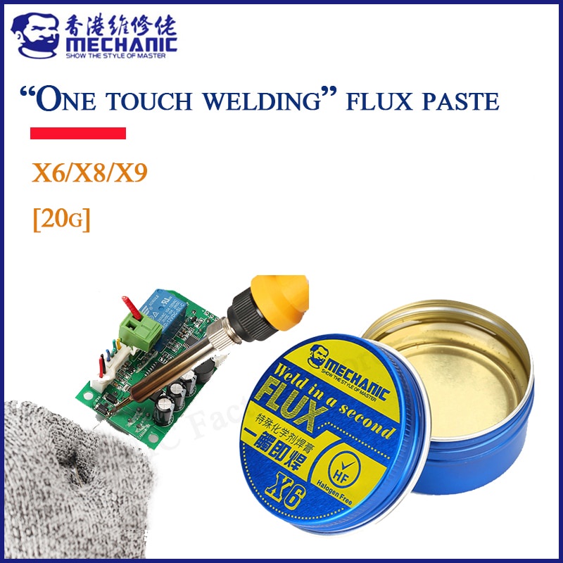 MECHANIC X6 X9 Rosin Flux Solder Paste BGA PCB PGA SMD Soldering Paste Flux For Electric ...