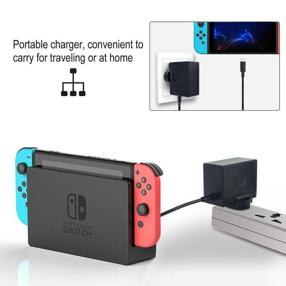 NINTENDO SWITCH V1 V2 SWITCH LITE SWITCH OLED AC CHARGER ADAPTER ...