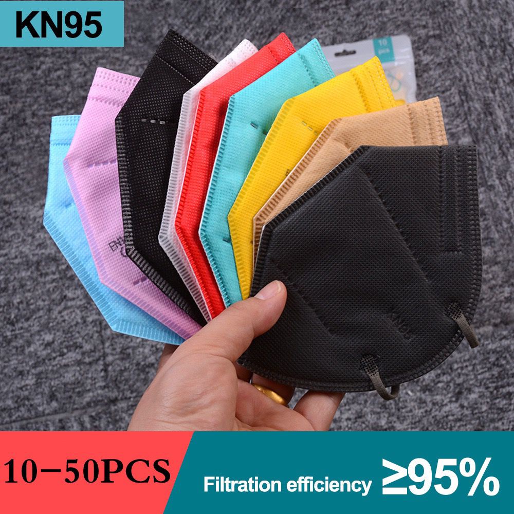 KN95 5 Layer 10pcs KN95 MASK 5 LAYERS PROTECTION FACE MASK READY STOCK ...