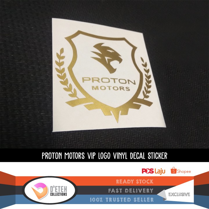 PROTON Motors VIP Logo Vinyl Decal Sticker | Shopee Malaysia