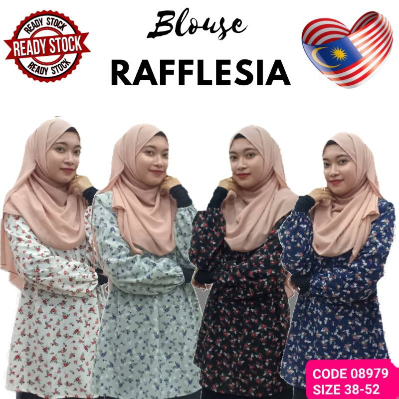 [READY STOCK] Blouse Rafflesia Corak Bunga by Naz Indah ( kod: 08979 ...