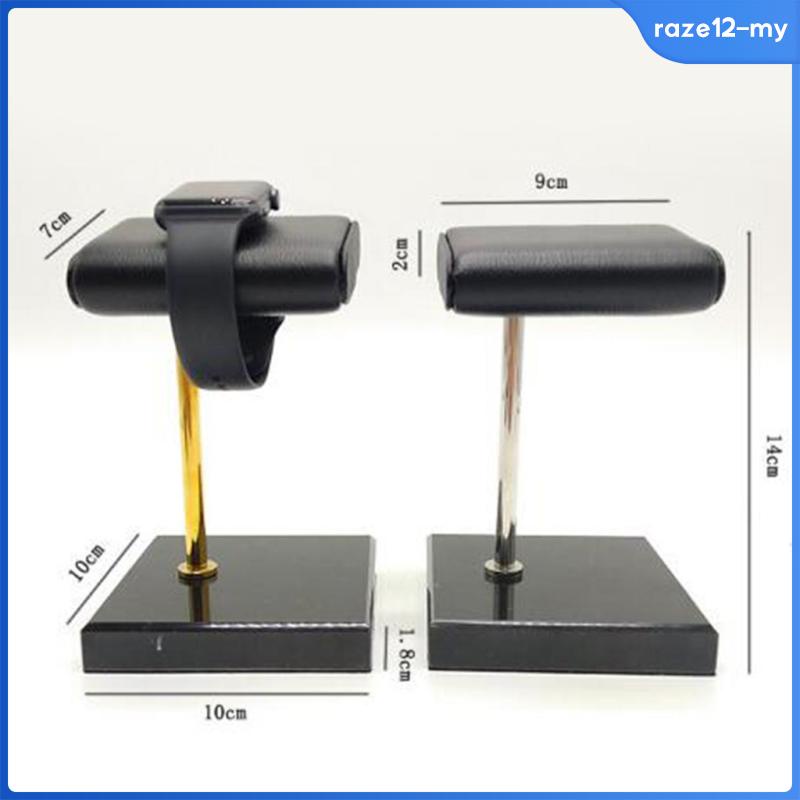 Black Marble Base & PU Holder Watch Display Stand for Shop /Personal ...
