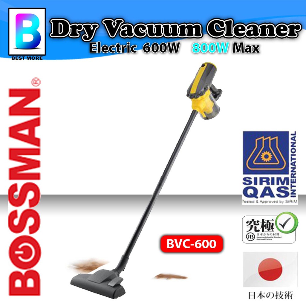 BOSSMAN - Dry Vacuum Cleaner (BVC-600) | Shopee Malaysia