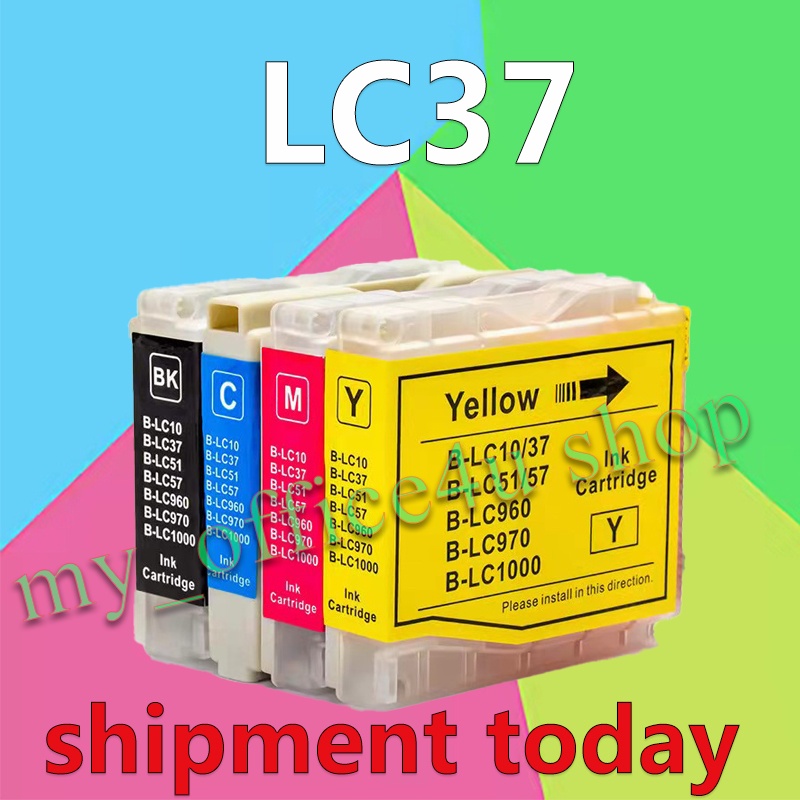LC10 LC37 LC51 LC57 Ink Cartridge For Brother DCP-130C/135C/150C/153C ...