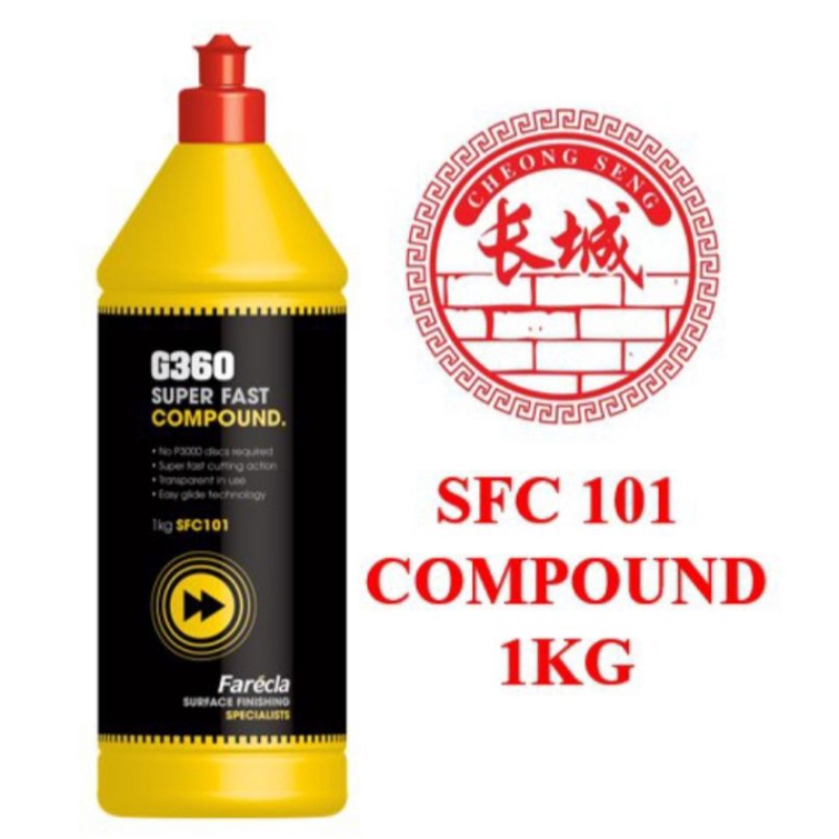 FARECLA G360 SUPER FAST COMPOUND (Step1+2)/ 6" Gmop GMC650, GMC624 ...