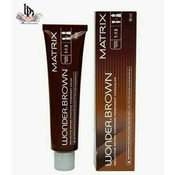 Matrix Wonder Brown Hair Color 90ml | Shopee Malaysia