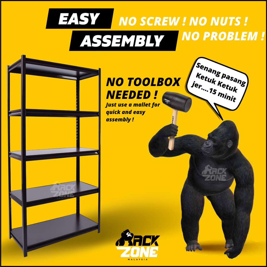 Rak Besi Store Room Rack Storage Rack | Shopee Malaysia