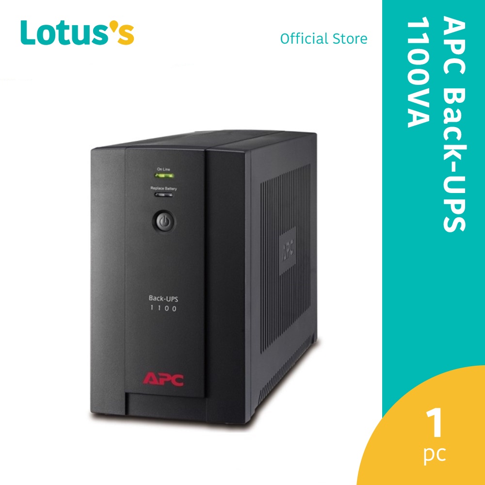 APC Back-UPS 1100VA, 230V, AVR, Universal and IEC Sockets (BX1100LI-MS) | Shopee Malaysia