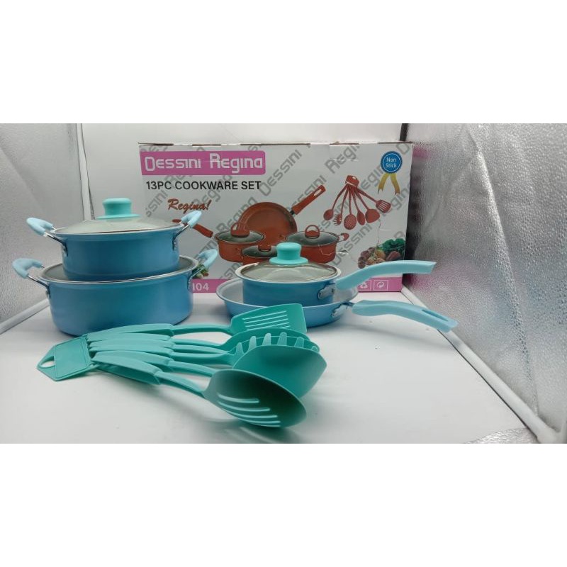 🌼DESSINI 13PCS COOKWARE SET🌼 | Shopee Malaysia