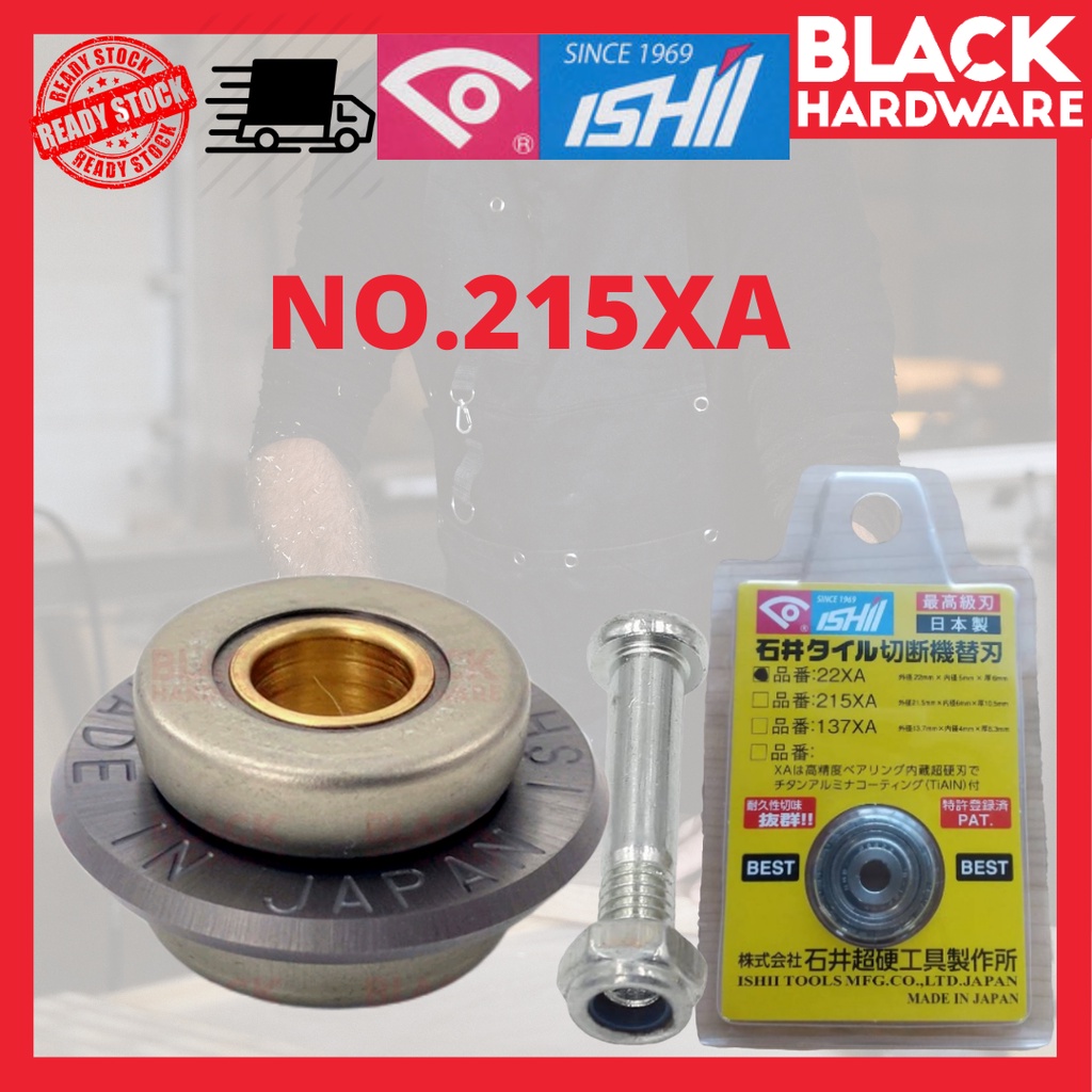 BLACK HARDWARE ISHIL Ceramic Tile Mozek Mata Cutter Cutting Machine Blade Mesin Potong TileS ...