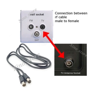 RF Male to Female Tv Cable 1.5meter / 3meter / 5meter Plug To Socket Tv ...