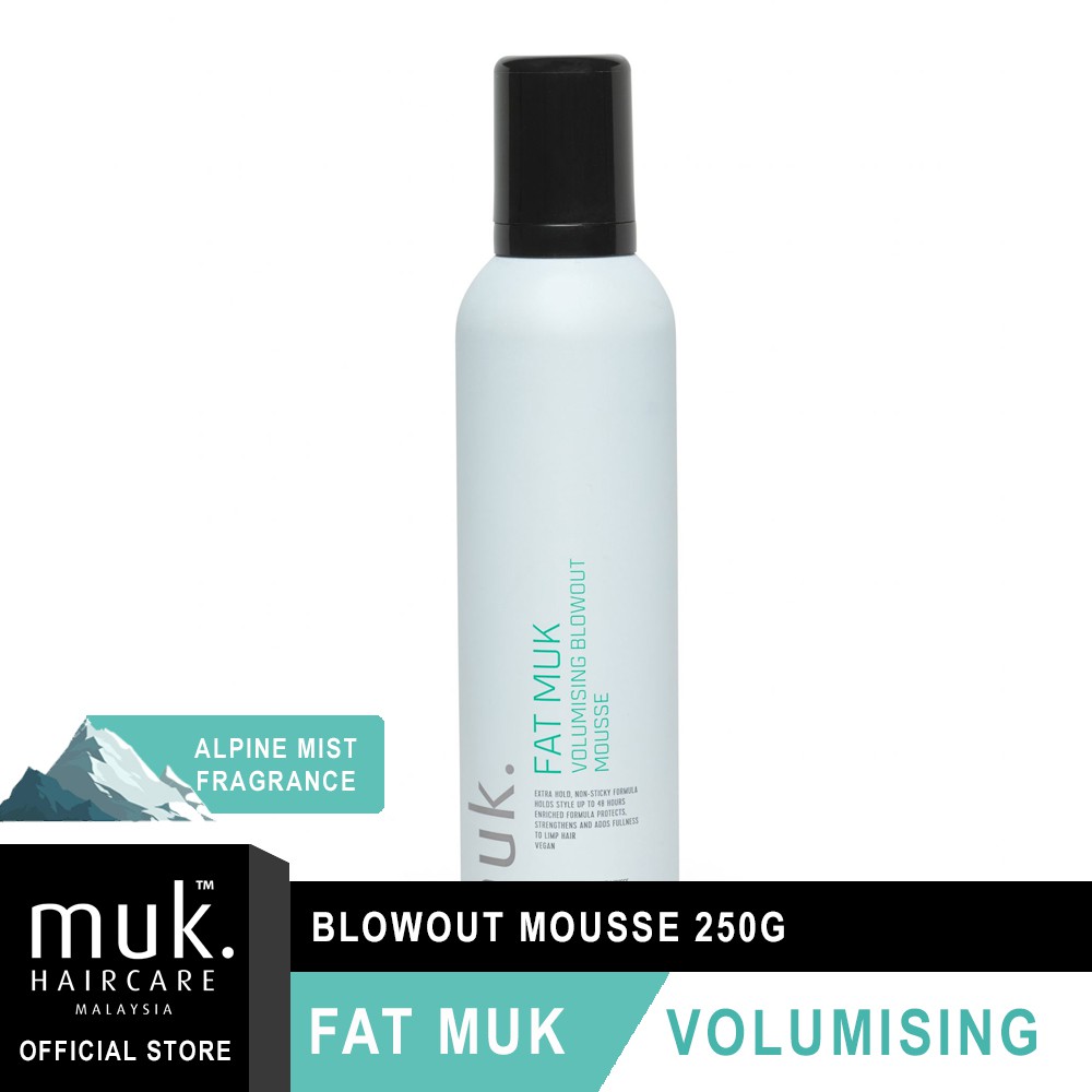 Fat Muk Volumising Blowout Mousse (250g) (AWARD WINNING AUSTRALIAN ...