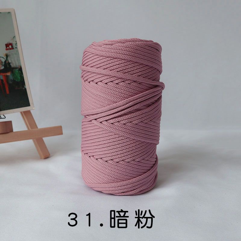 PP Spring 4MM Yarn benang Kait Yarn (300 gram) 4mm Premium Chunky rope ...