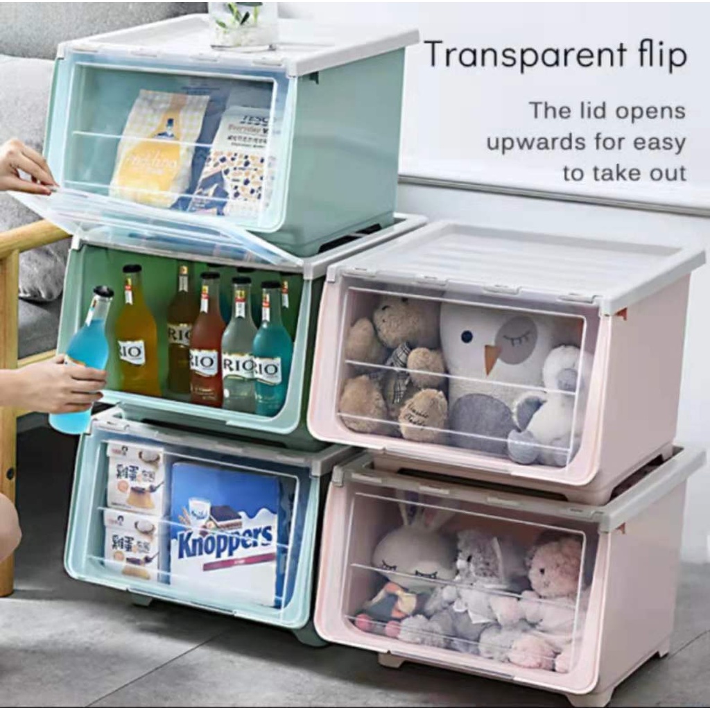 GL_ Plastic Storage Box Multipurpose Storage Container Box Wardrobe Box ...